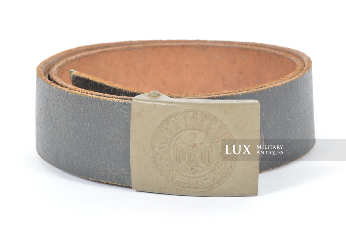 Late-war German EM/NCO combat belt and buckle set