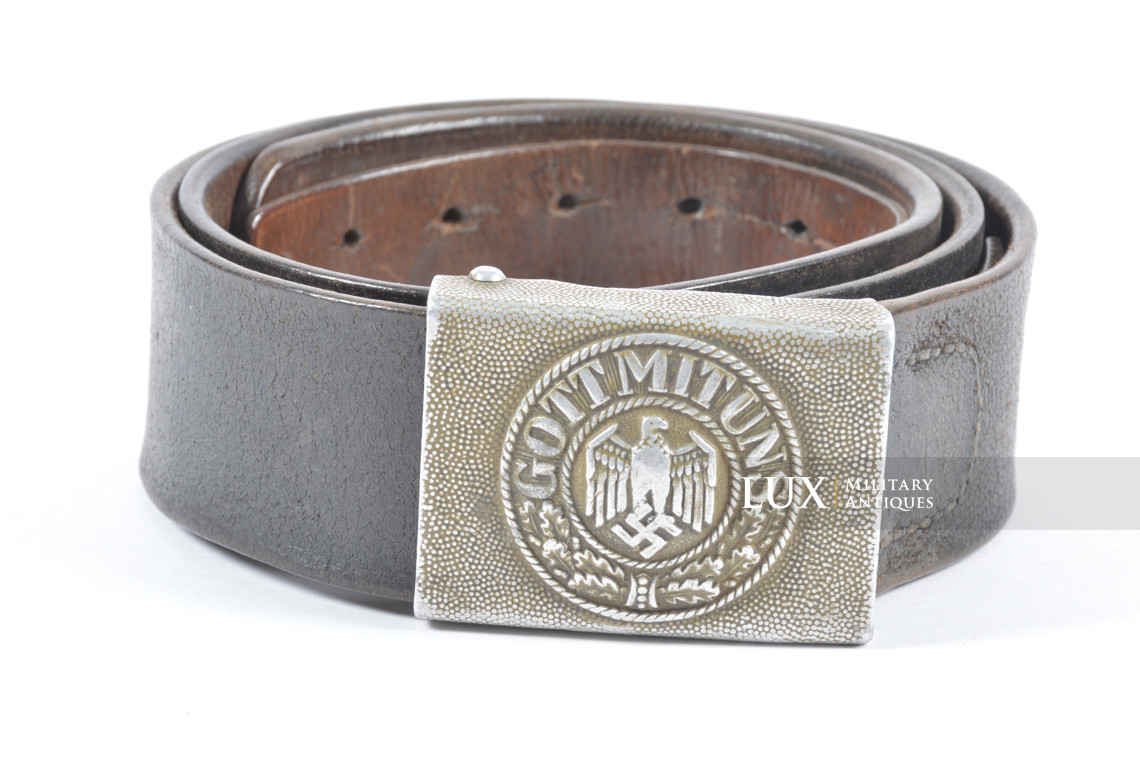 German Heer combat belt and buckle set, « 1939