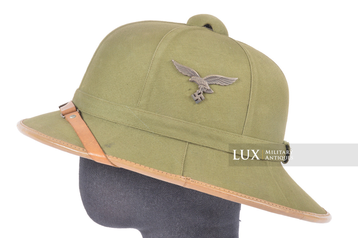 Casque tropical Luftwaffe de l’Afrikakorps, « ORL 1942
