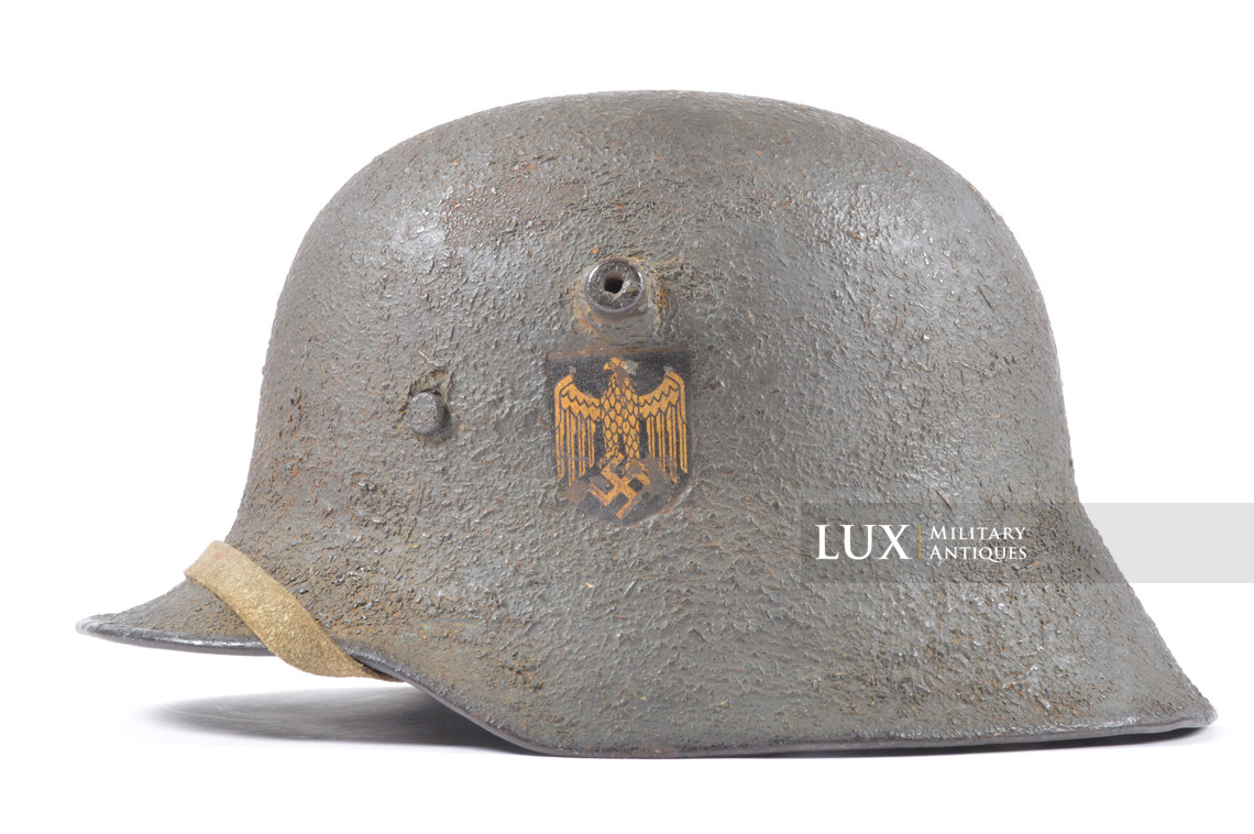 M18 German Kriegsmarine reissue sawdust camouflage combat helmet