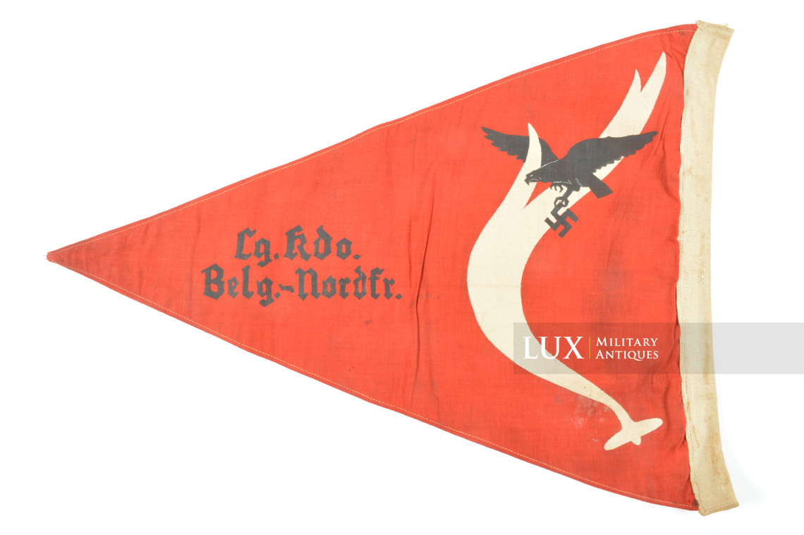 Extremely rare Luftwaffe flak kill pennant, « Luftgau-Kommando Belgien ...