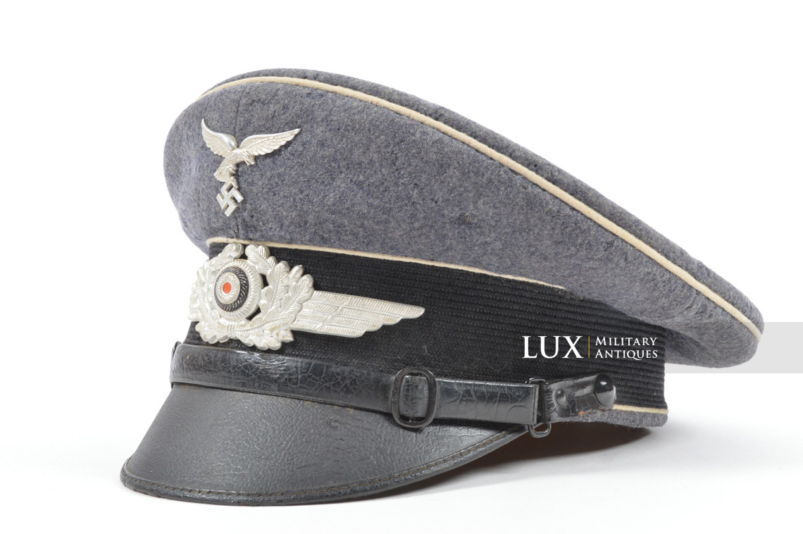 Rare Luftwaffe « Division Hermann Göring » em/nco's visor cap