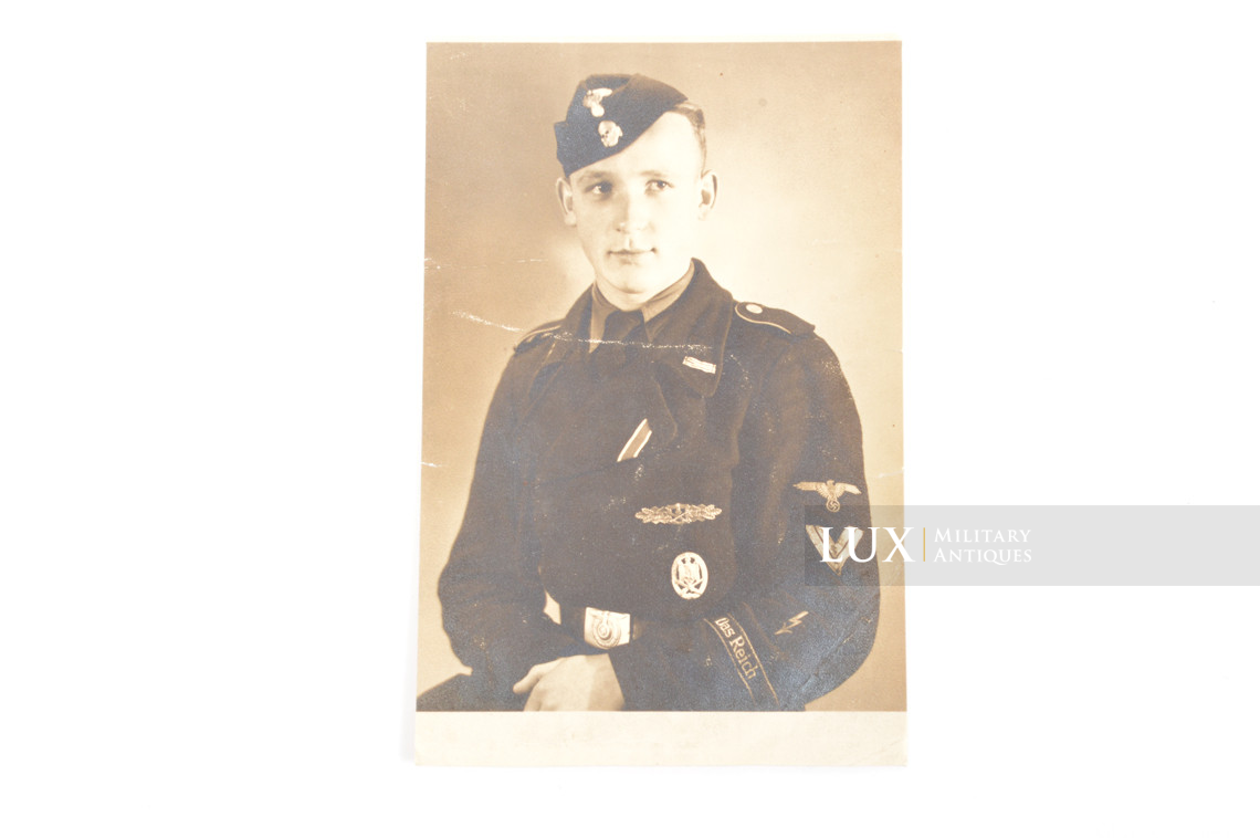 Photo portrait Waffen-SS Panzer, « DAS REICH